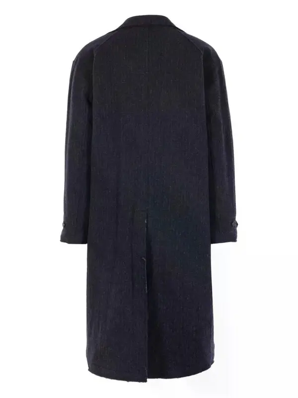 Comme Des Garçons Pinstripe Toggle Coat
