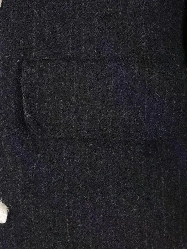 Comme Des Garçons Pinstripe Toggle Coat