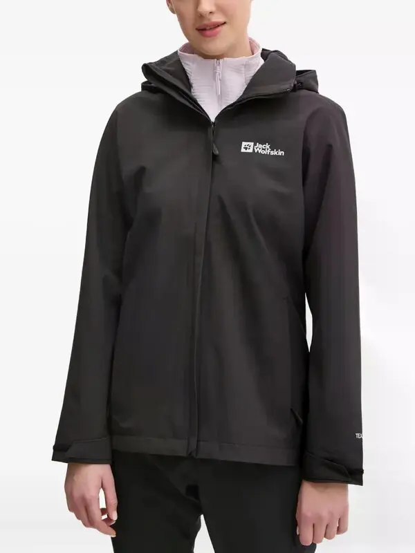 JACK WOLFSKIN Trailtime 2l Logo Hooded Jacket