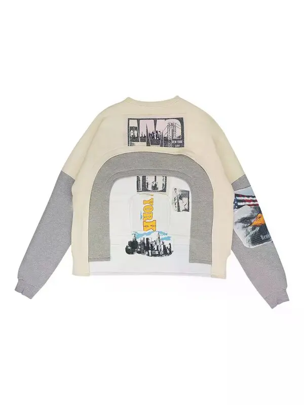 WHO DECIDES WAR BY EV BRAVADO Panelled Sweatshirt