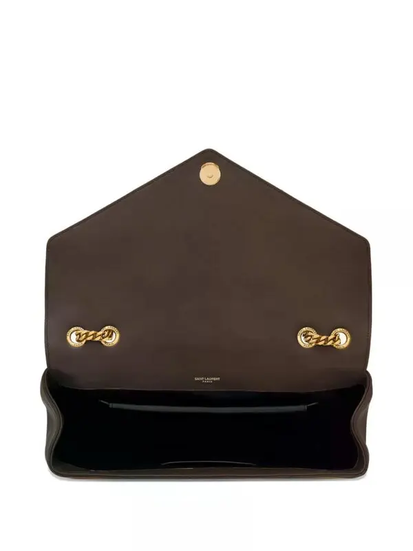 Saint Laurent Loulou Large Chain Shoulder Bag - Grey