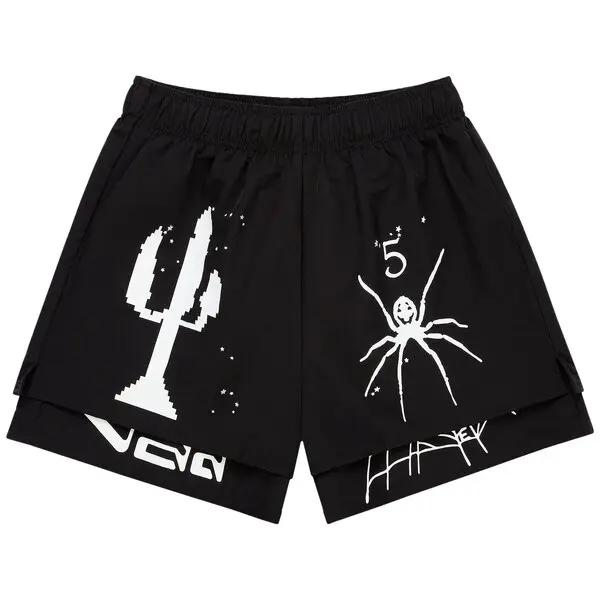 SP5DER Vaa Double Layer Shorts