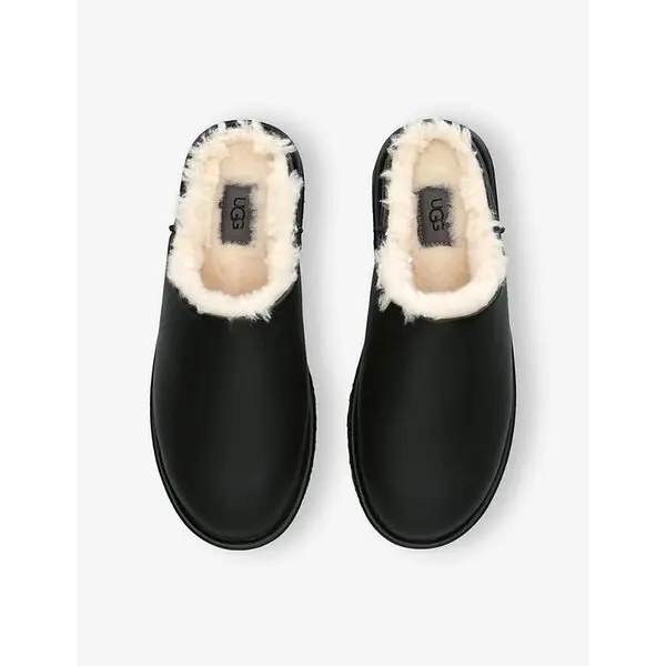 UGG Classic Slip-on Suede Slippers - Black