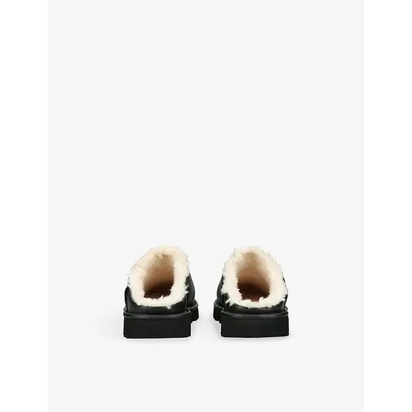 UGG Classic Slip-on Suede Slippers - Black
