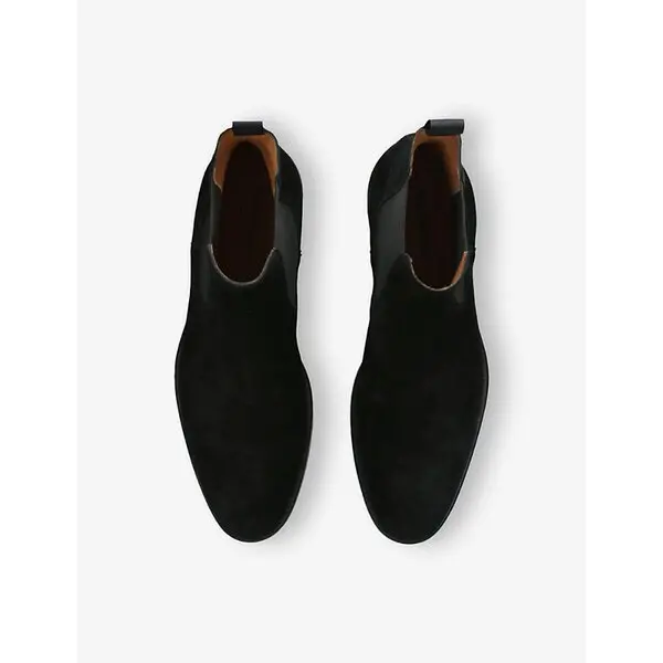 Magnanni Kliff Suede Chelsea Boots - Black