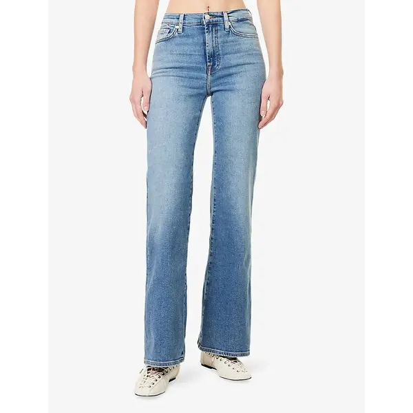 7 For All Mankind Modern Dojo Tailorless Stretch-denim Jeans