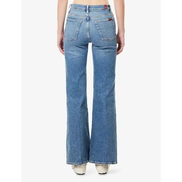 7 For All Mankind Modern Dojo Tailorless Stretch-denim Jeans