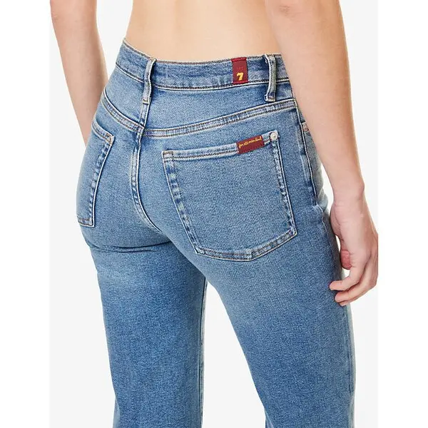 7 For All Mankind Modern Dojo Tailorless Stretch-denim Jeans