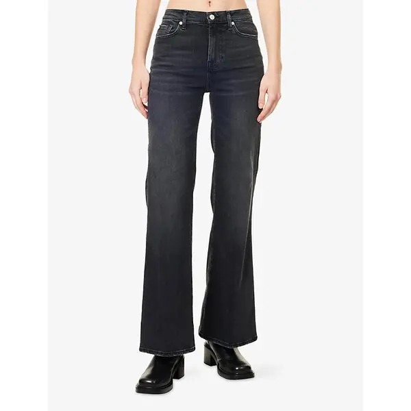7 For All Mankind Modern Dojo Tailorless Stretch-denim Jeans - Bottomline
