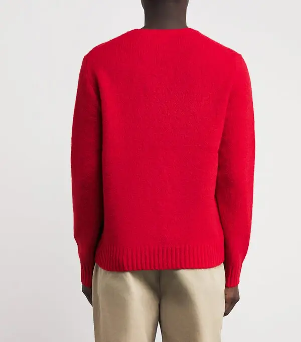 Polo Ralph Lauren Wool-alpaca Polo Pony Sweater - Red