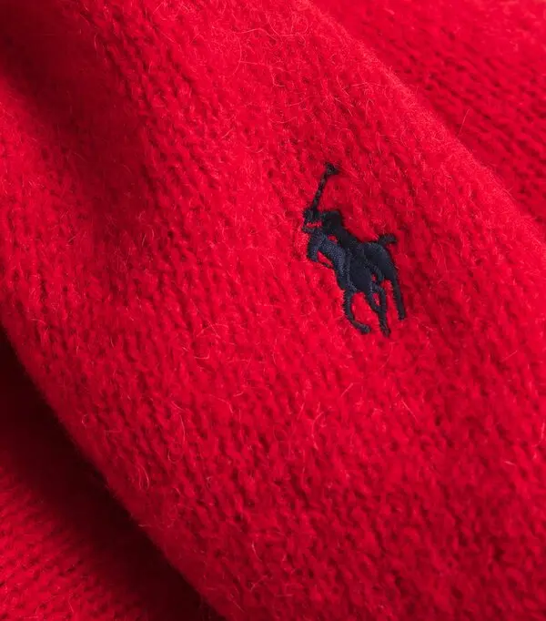 Polo Ralph Lauren Wool-alpaca Polo Pony Sweater - Red