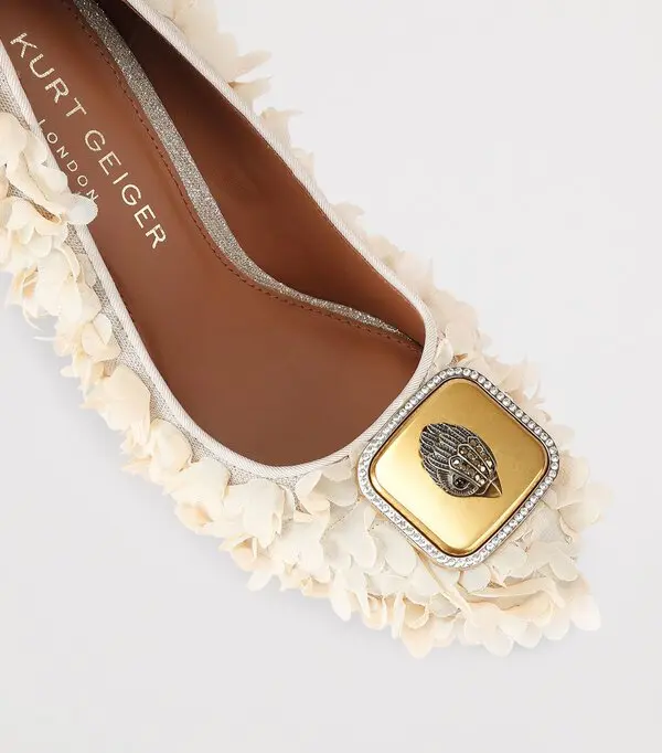 Kurt Geiger Embellished Pumps - Beige