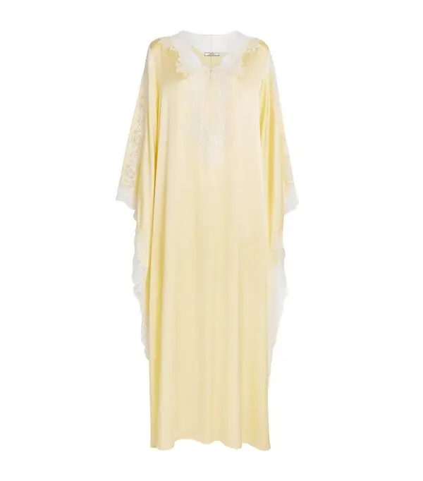 BOCAN Satin Adelaide Kaftan - Yellow