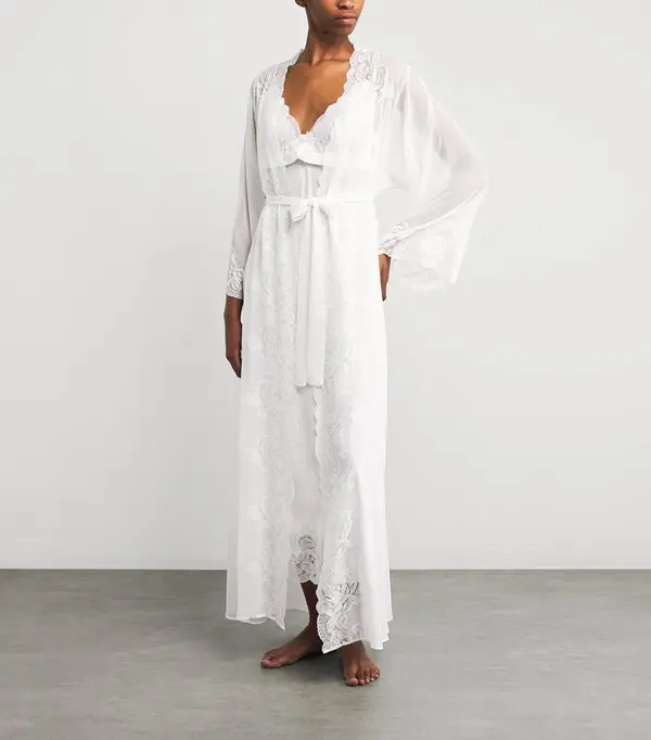 BOCAN Silk Chiffon Rosabelle Robe