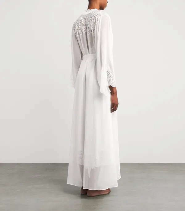 BOCAN Silk Chiffon Rosabelle Robe