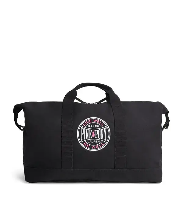 Polo Ralph Lauren Cotton Pink Pony Duffle Bag - Black