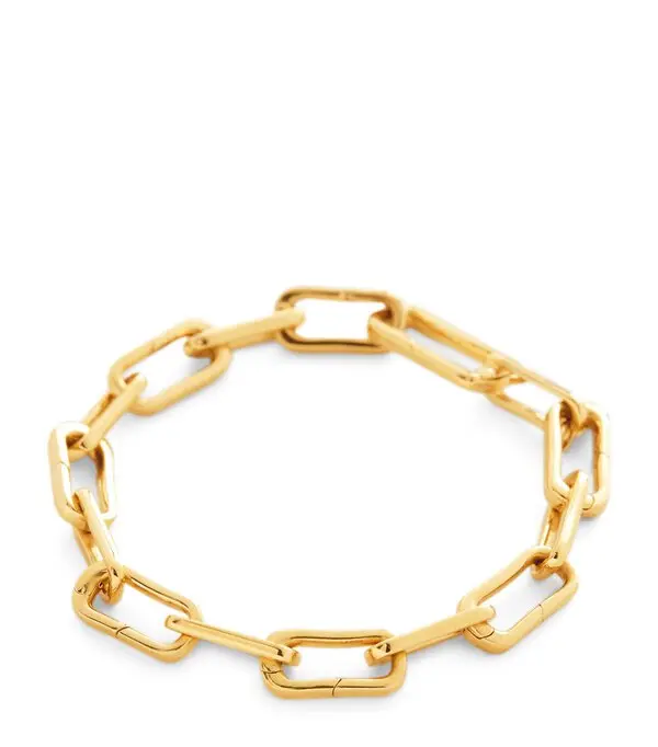 Monica Vinader Vermeil Alta Charm Bracelet - Gold