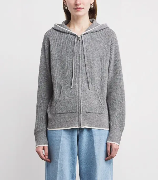 Sandro Wool Zip-up Hoodie