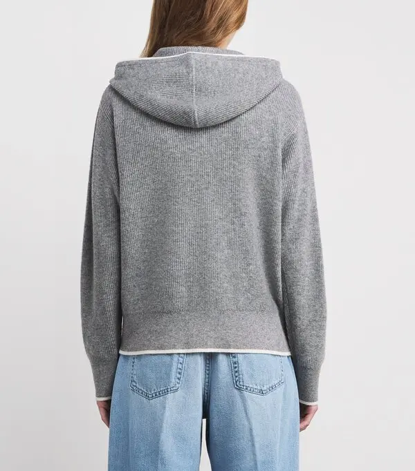 Sandro Wool Zip-up Hoodie