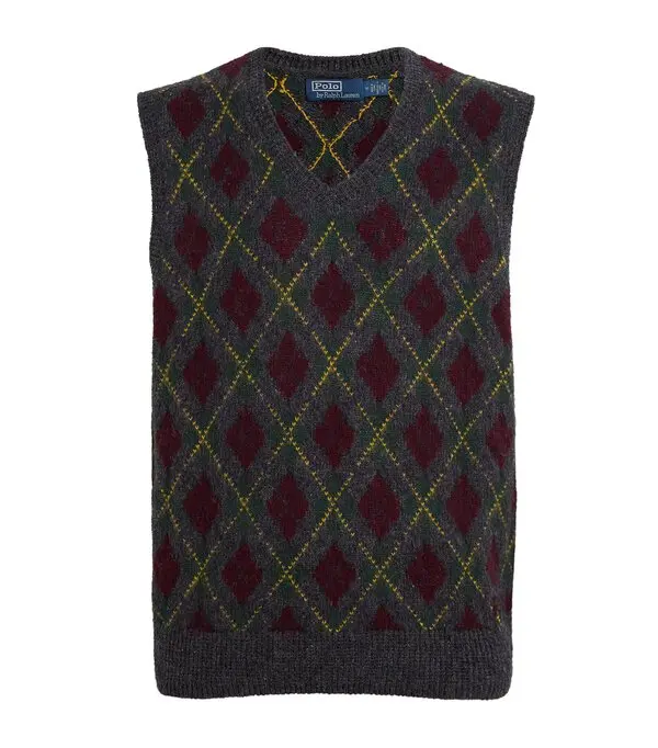 Ralph Lauren Wool-cashmere Sweater Vest - Grey