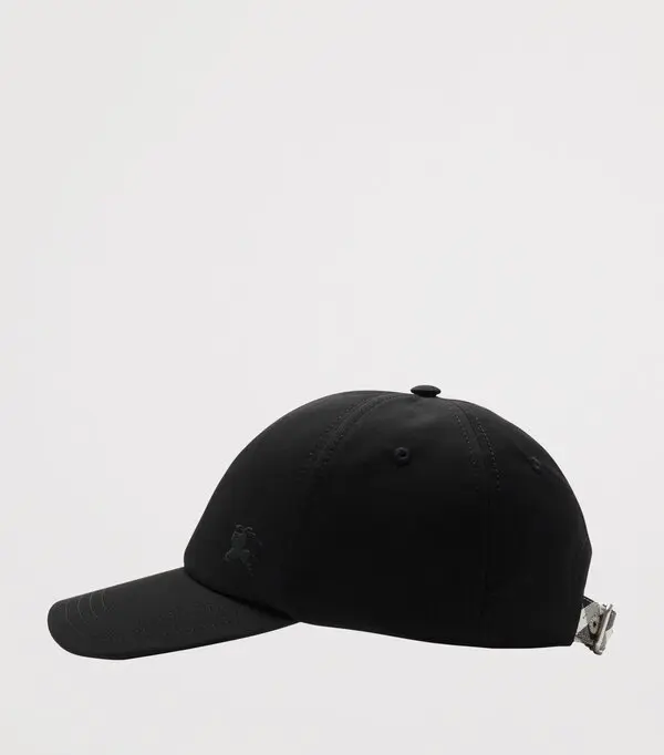 Burberry Gabardine Baseball Cap - Black
