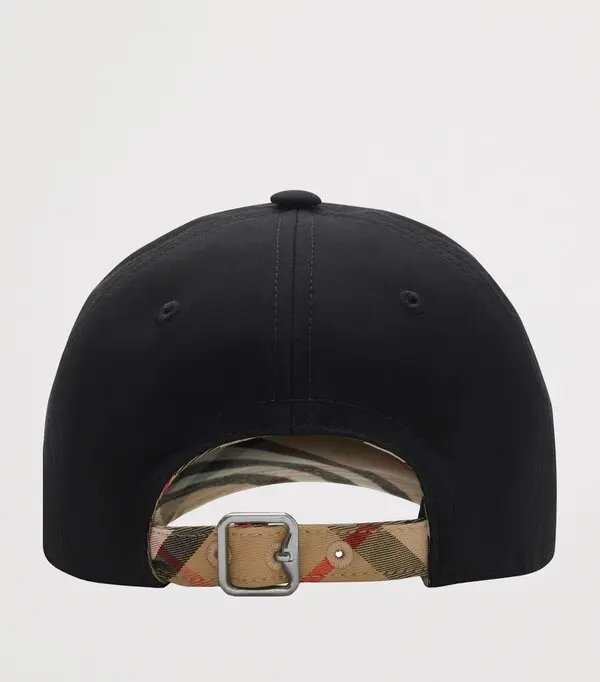 Burberry Gabardine Baseball Cap - Black