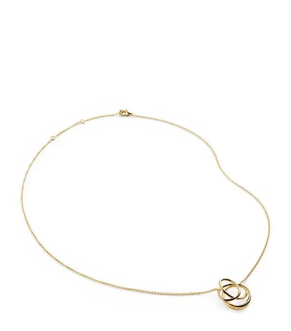 Monica Vinader Vermeil Nura Wrap Necklace - Gold