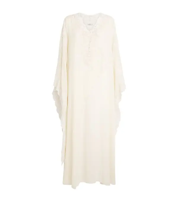 BOCAN Silk Chiffon Miel Nightdress - Beige