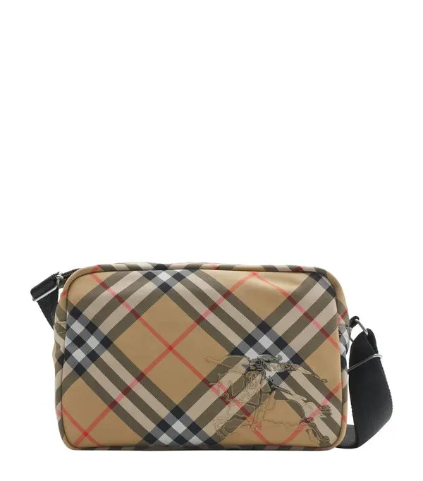 Burberry Check Cross-body Bag - Beige