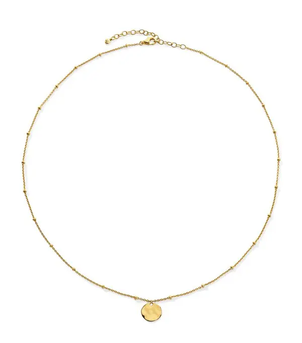 Monica Vinader Vermeil Siren Pendant Necklace - Gold