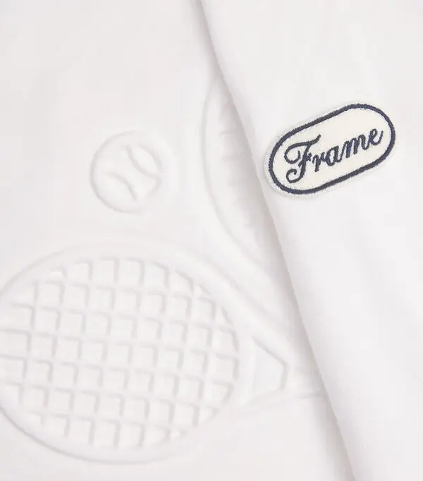FRAME Stretch-cotton Tennis Sweatshirt