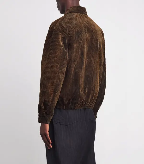 AGOLDE Stretch-cotton Corduroy Torres Jacket - Brown