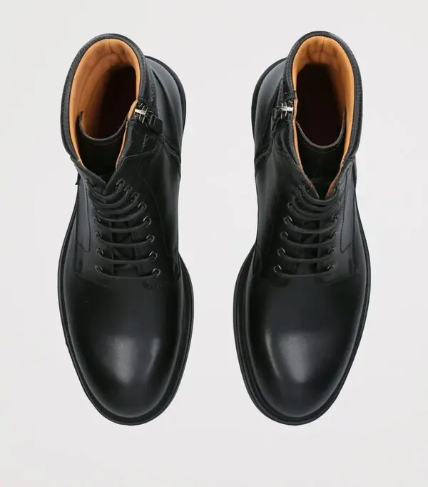 Magnanni Leather Teide Ankle Boots - Black