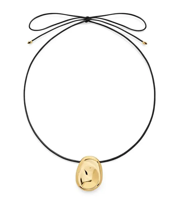 Monica Vinader Vermeil Aria Cord Necklace - Gold