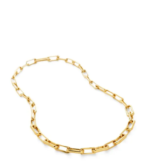 Monica Vinader Vermeil Alta Charm Necklace - Gold