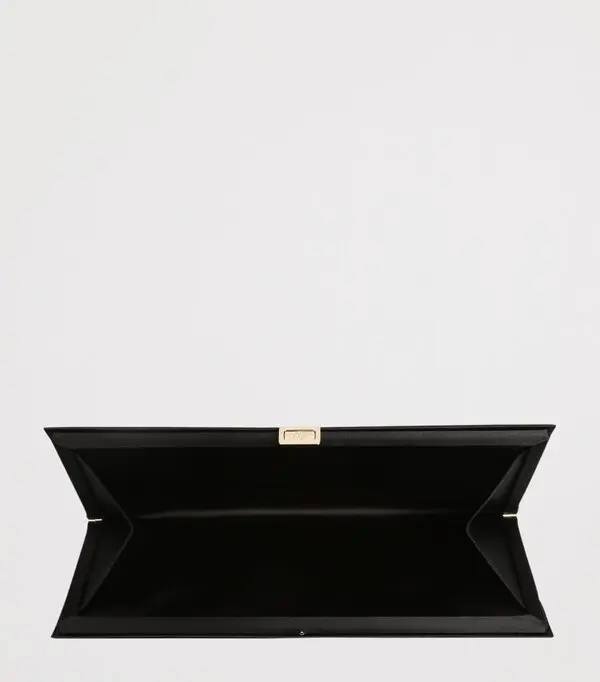 ROGER VIVIER Satin Pilgrim Clutch