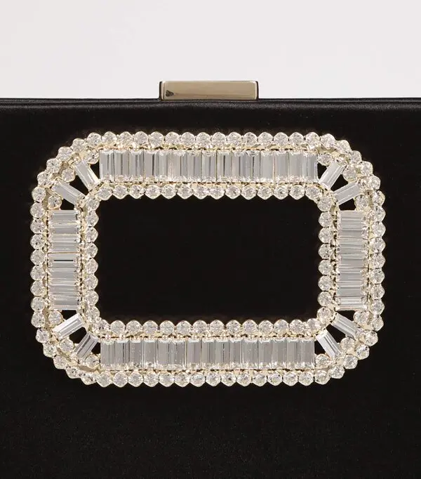 ROGER VIVIER Satin Pilgrim Clutch