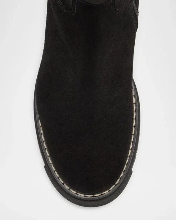 La Canadienne Shearling-lined Knee-high Boots - Black