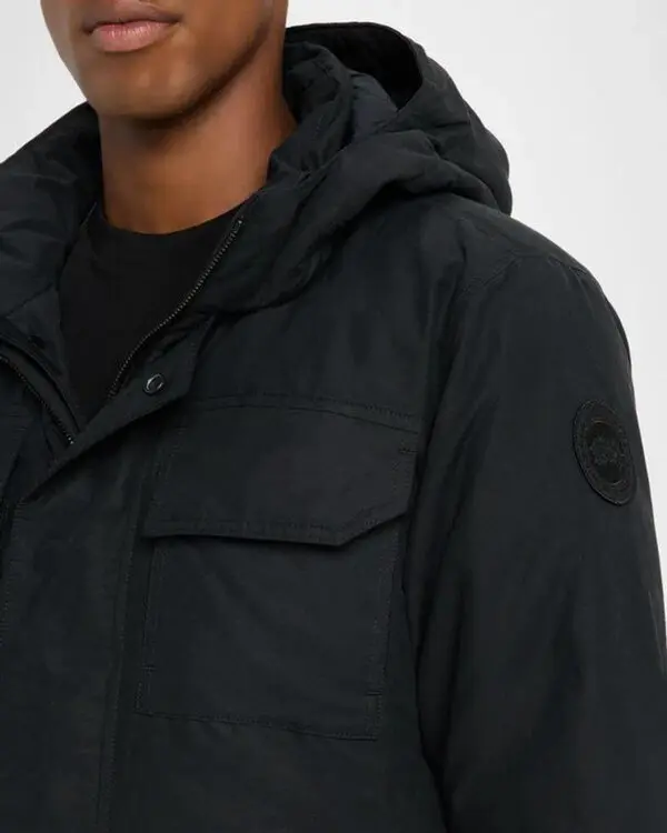 Canada Goose Maitland Canvas Parka - Black