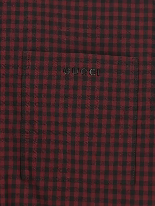 Gucci Checked Cotton Padded Jacket