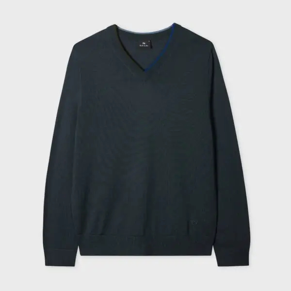 Paul Smith Merino Wool V-neck Sweater