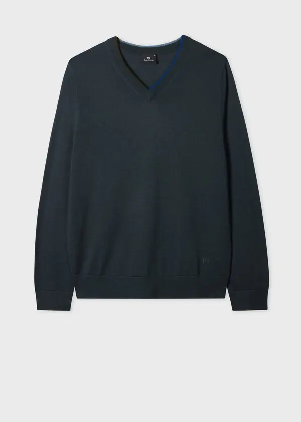 Paul Smith Merino Wool V-neck Sweater