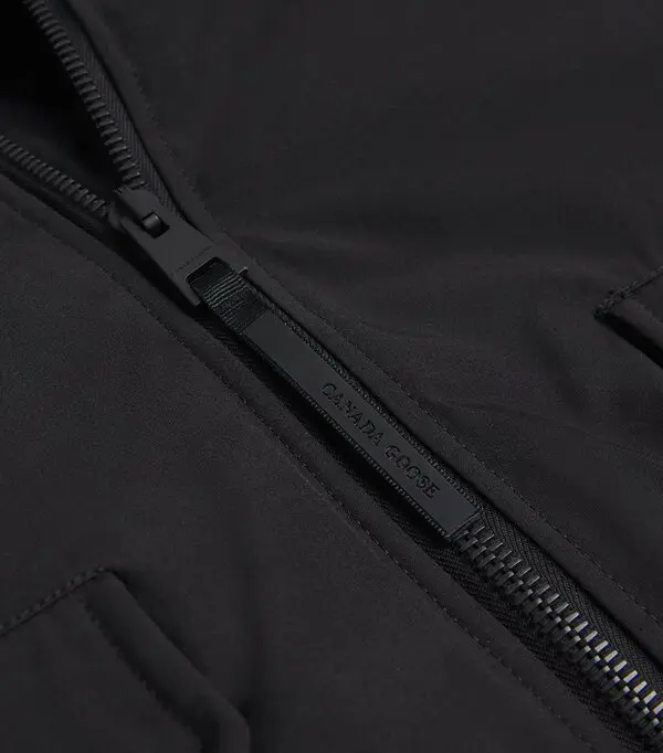 Canada Goose Down Aviator Bomber Jacket - Black