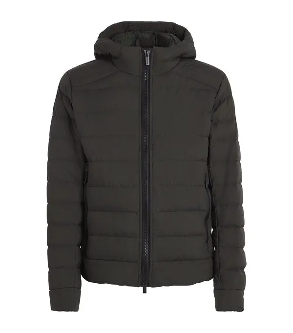 Canada Goose Down Enduraluxe Packable Crofton Puffer Hoodie - Black