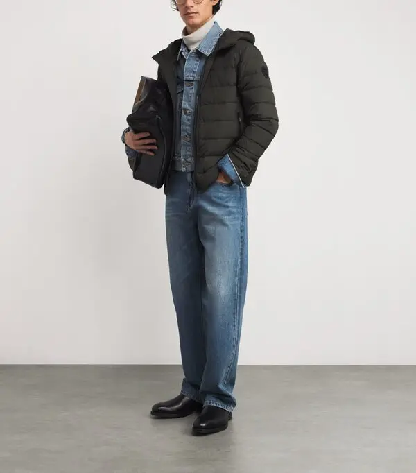 Canada Goose Down Enduraluxe Packable Crofton Puffer Hoodie - Black