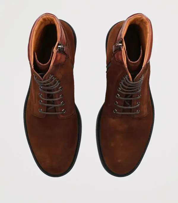 Magnanni Leather Teide Ankle Boots - Beige