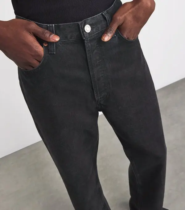 AGOLDE Organic Cotton-blend '90s Loose Jeans - Black
