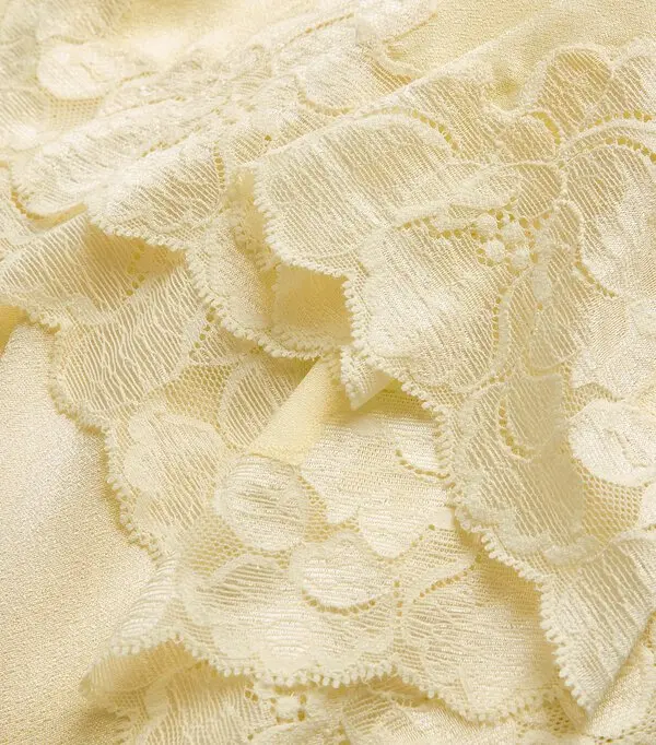 BOCAN Satin Lace-trim Heidi Robe