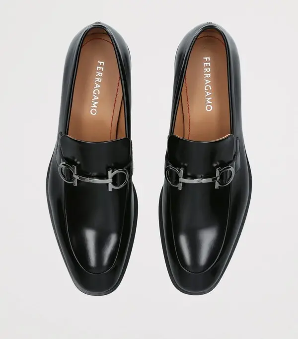 FERRAGAMO Patent Leather Finley Loafers
