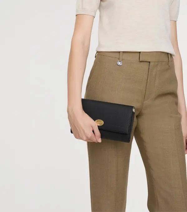 Burberry Leather Cotswolds Strap Wallet
